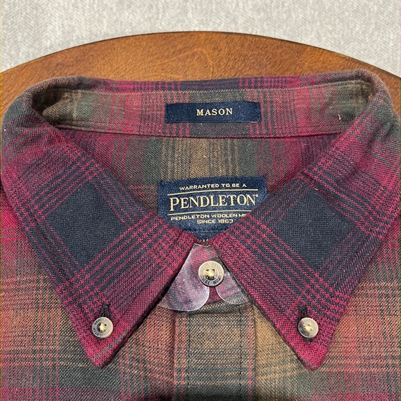 Pendleton | Shirts | Pendleton Mason Mens 0 Cotton Luxurious Flannel Shirt | Poshmark